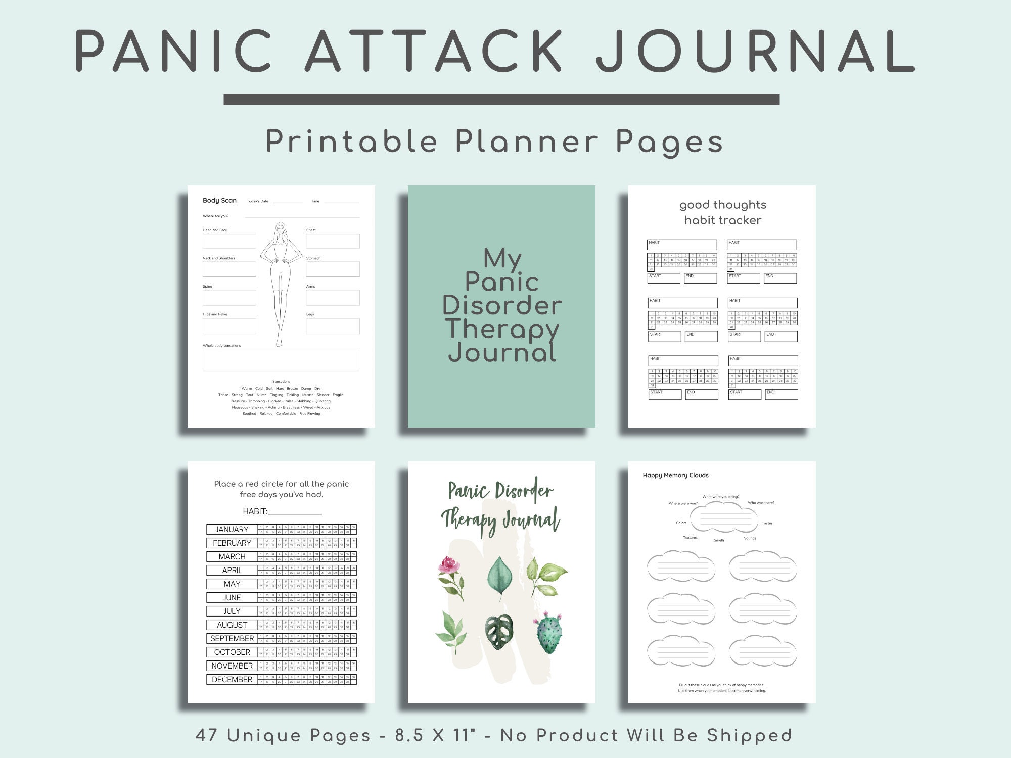 Panic Attack Therapy Journal, Panic Disorder, DSM5, Counseling Relief ...