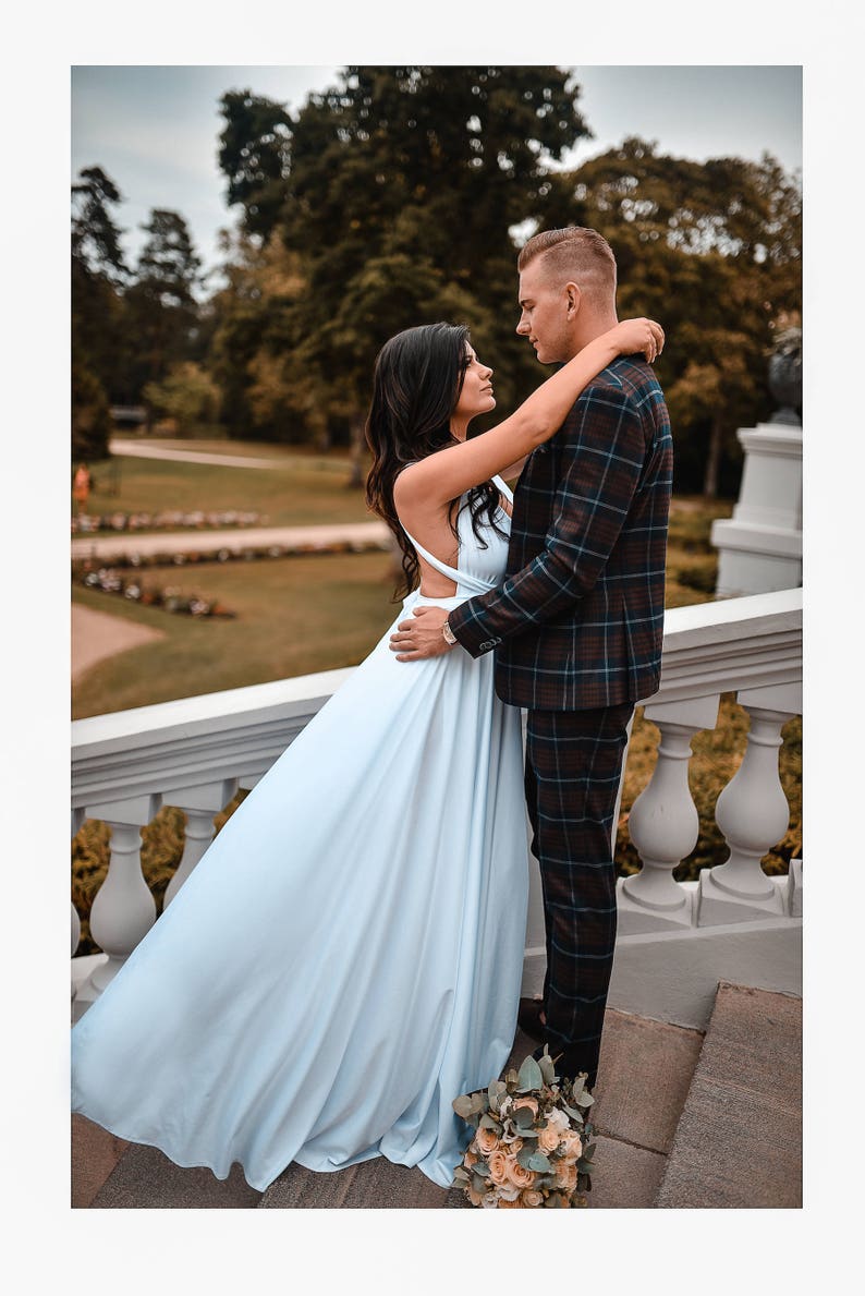 White Bridal Dress Infinity Dress White Wedding Dress | Etsy