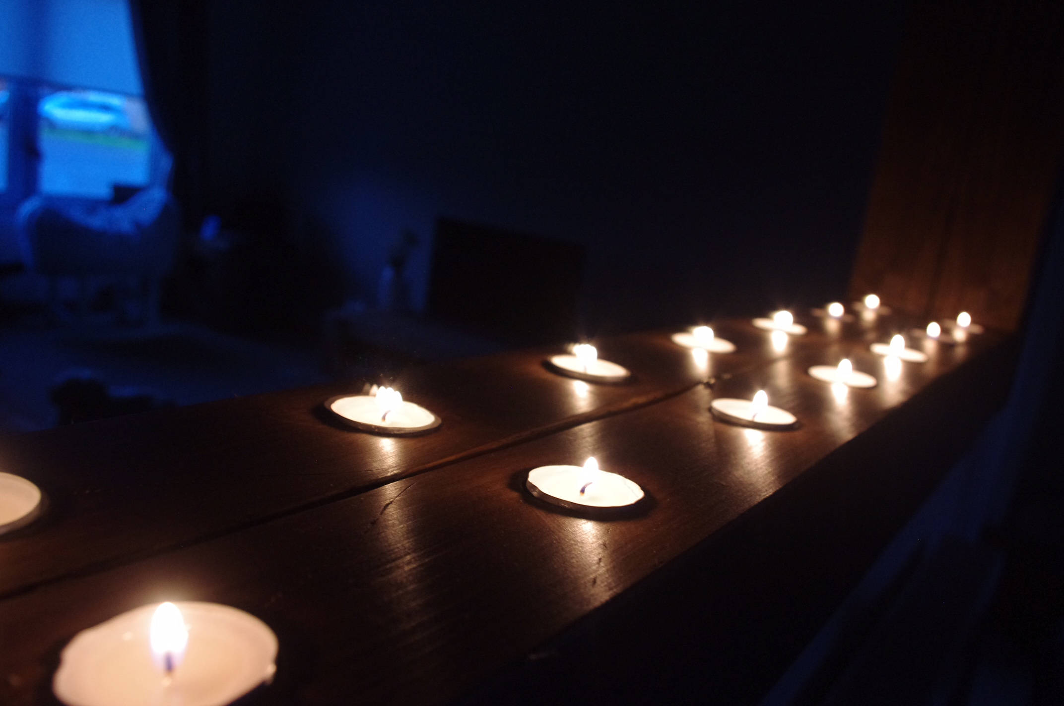 Handmade Chunky Framed Mirror With Tea Light Holders - Etsy