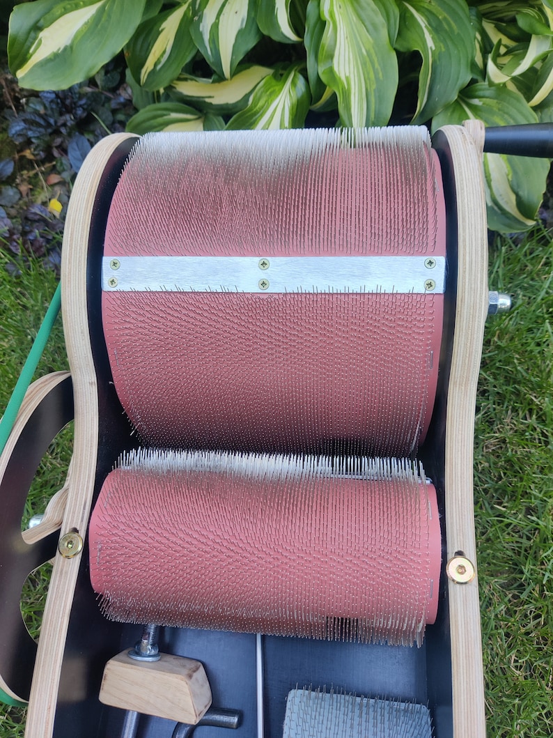 Hand Operated Wool Drum Carder 120tpi - Etsy