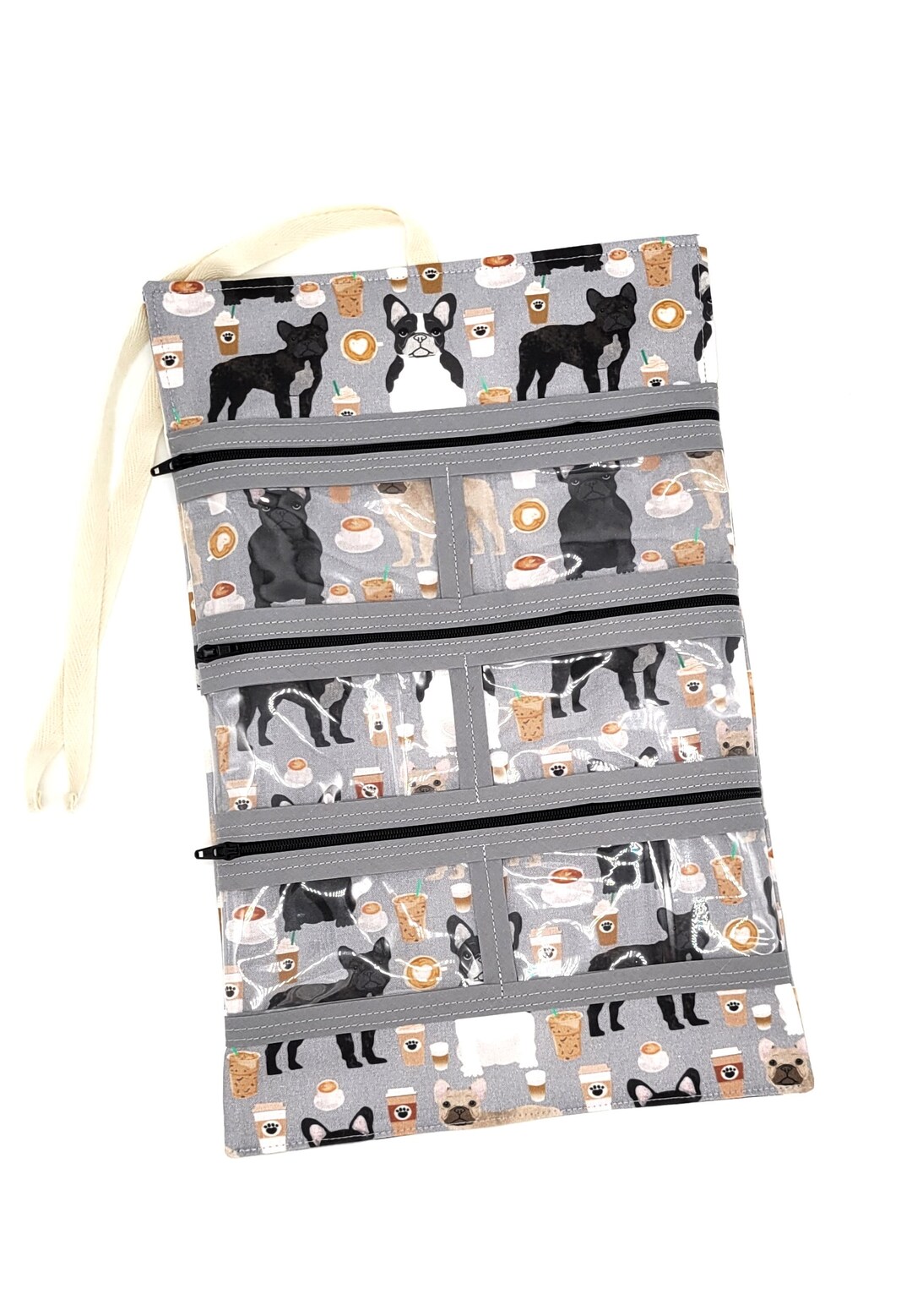 French Bulldog Dog Show Lead Organizer - Piebald Fawn Brindle Frenchie ...