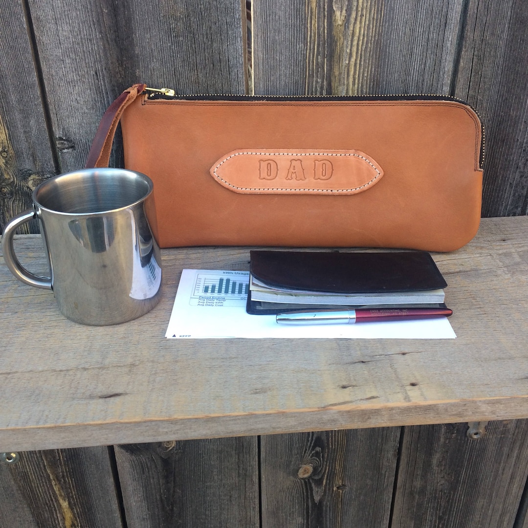 Leather Bank Bag ~ Bank Bag Leather ~ Personalized Leather Bank Bag ...