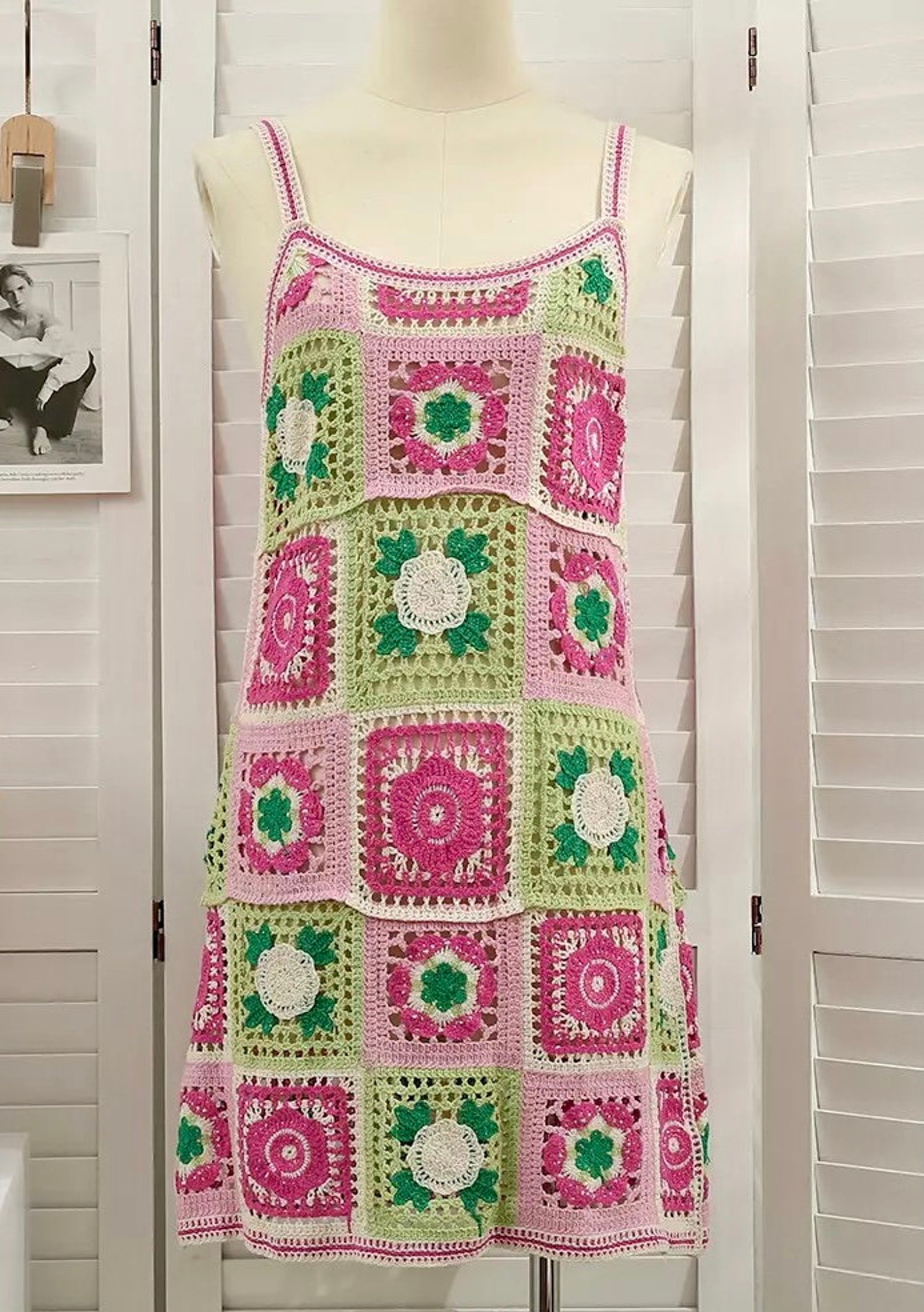 Boho Dress Crochet Dress Boho Maxi Dress Crochet Hippie - Etsy