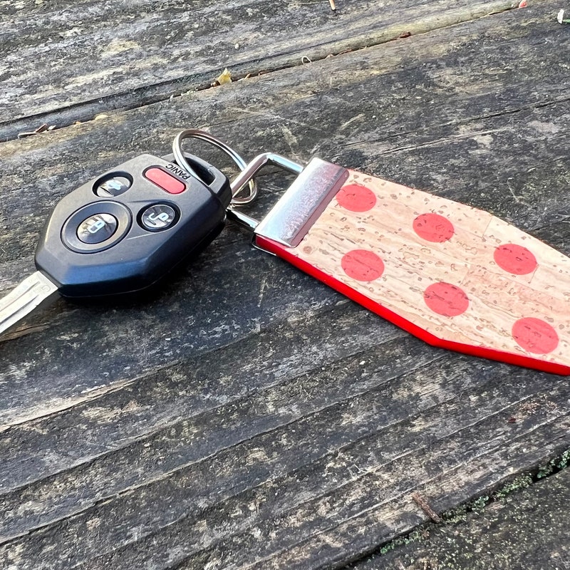 Cork Keychain - Etsy