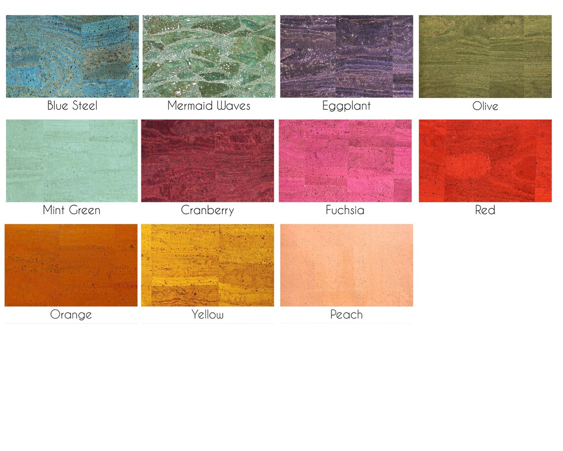 Cork Leather Business Card Holder - Etsy