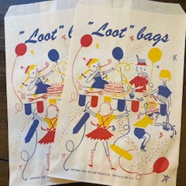 Vintage Favor Bags - Etsy