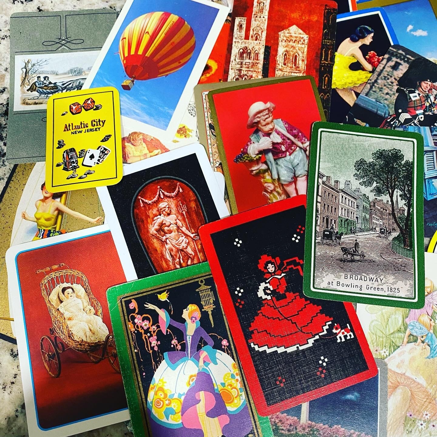 Art & Collectibles collage supplies vintage ephemera Pkg of 9 vintage ...