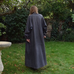 80s Full Length Leather Trench Coat. Size M. Oversized. Maxfield Parish ...
