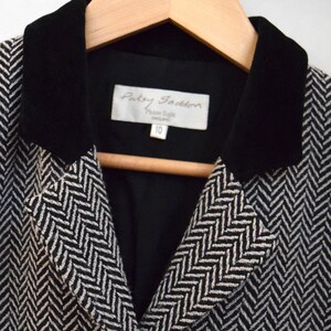 90s Phase Eight by Patsy Seddon Herringbone Coat Dress. UK 10. Wool ...