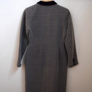 90s Phase Eight by Patsy Seddon Herringbone Coat Dress. UK 10. Wool ...