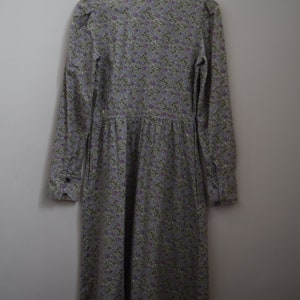 70s Laura Ashley Needle Cord Dress. UK 12 / 30" Waist. High Neck ...