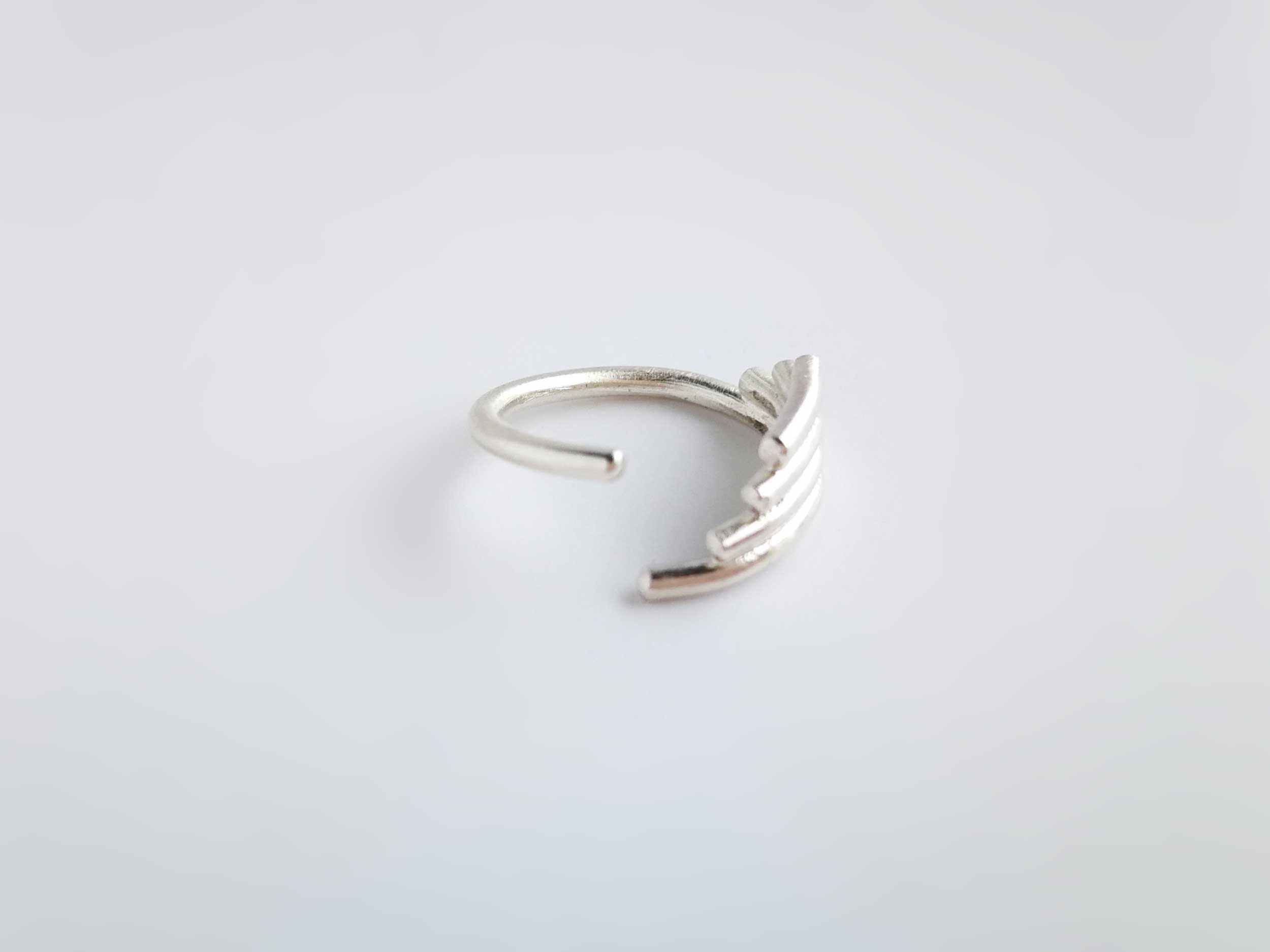 Recycled Sterling Silver Conch Hoop Conch Earring Silver - Etsy