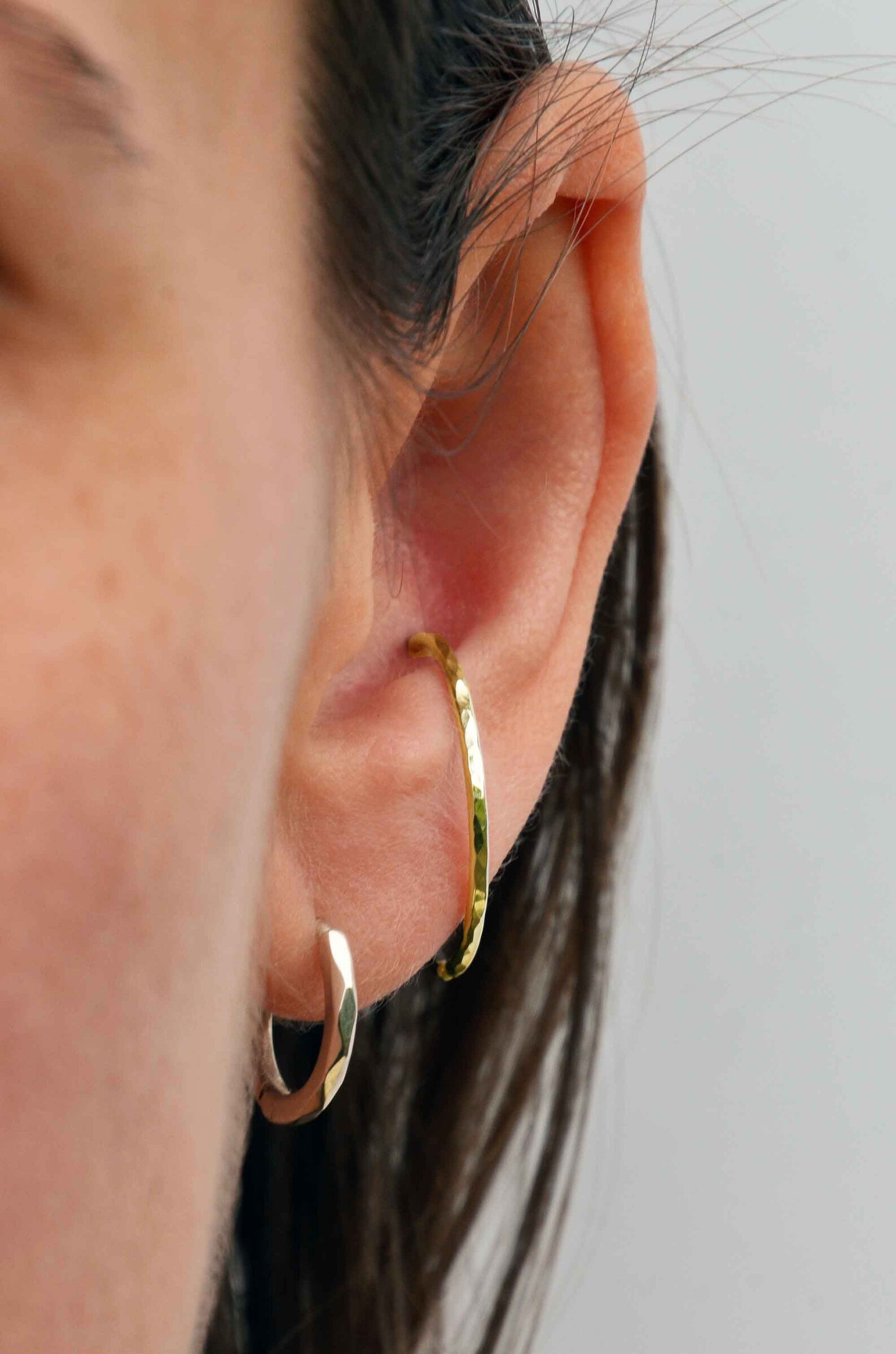 9ct Gold Hammered Conch Ring 9k Recycled Gold Conch Earring - Etsy UK