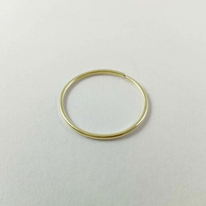 Large 9ct Gold Conch Hoop: Solid Gold Piercing Jewelry - Etsy