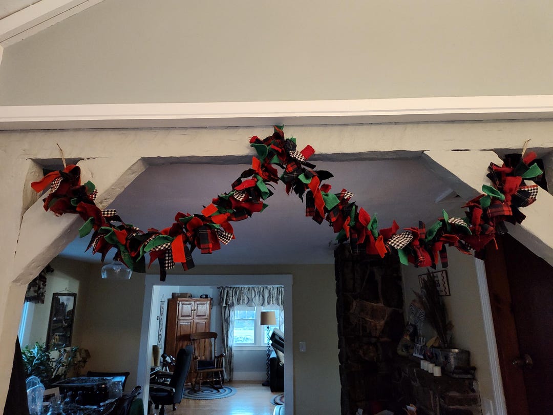 100% Rag Wool Swag/ Garland - Etsy