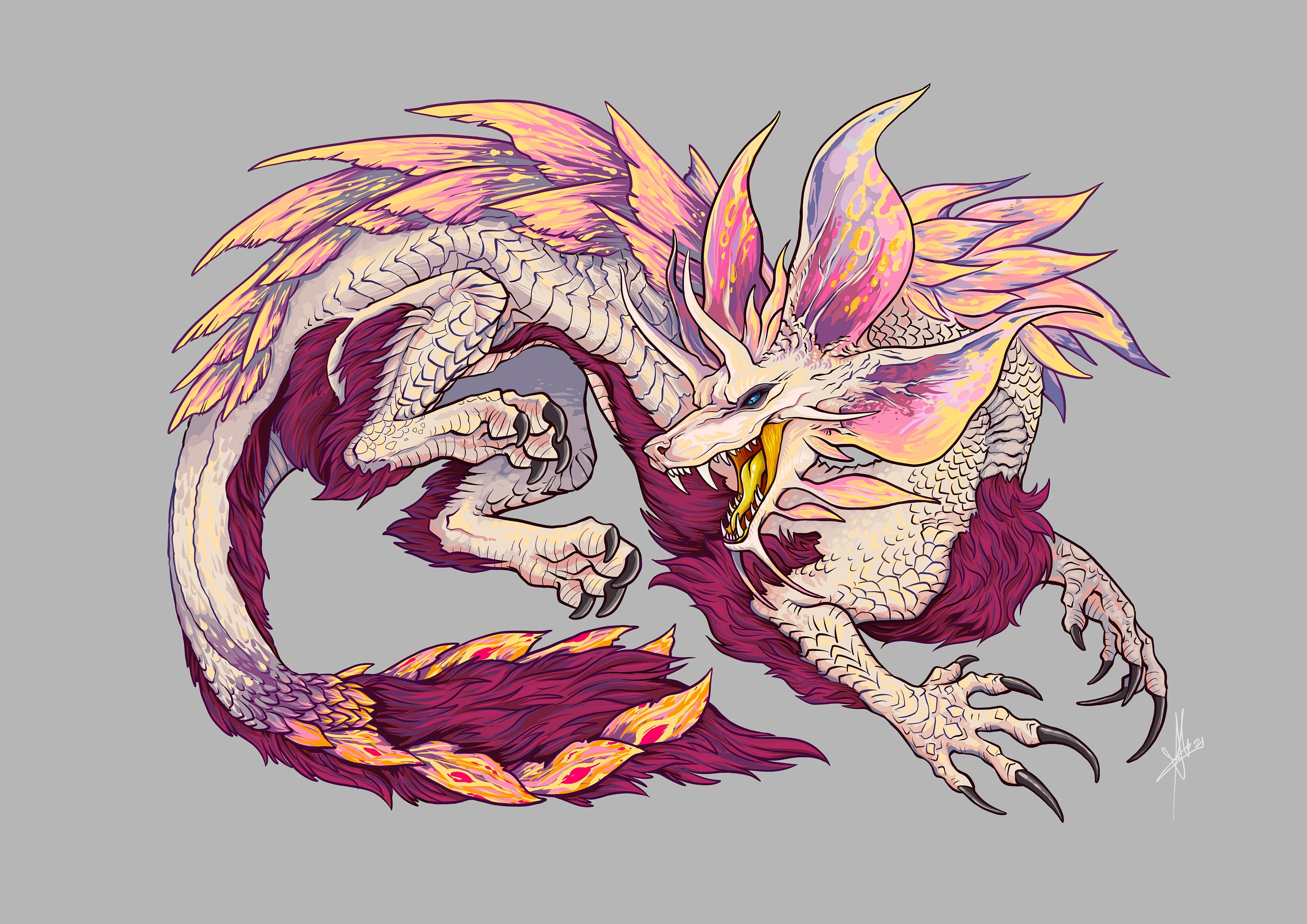 Monster Hunter MIZUTSUNE Art Print Poster Fanart - Etsy Canada