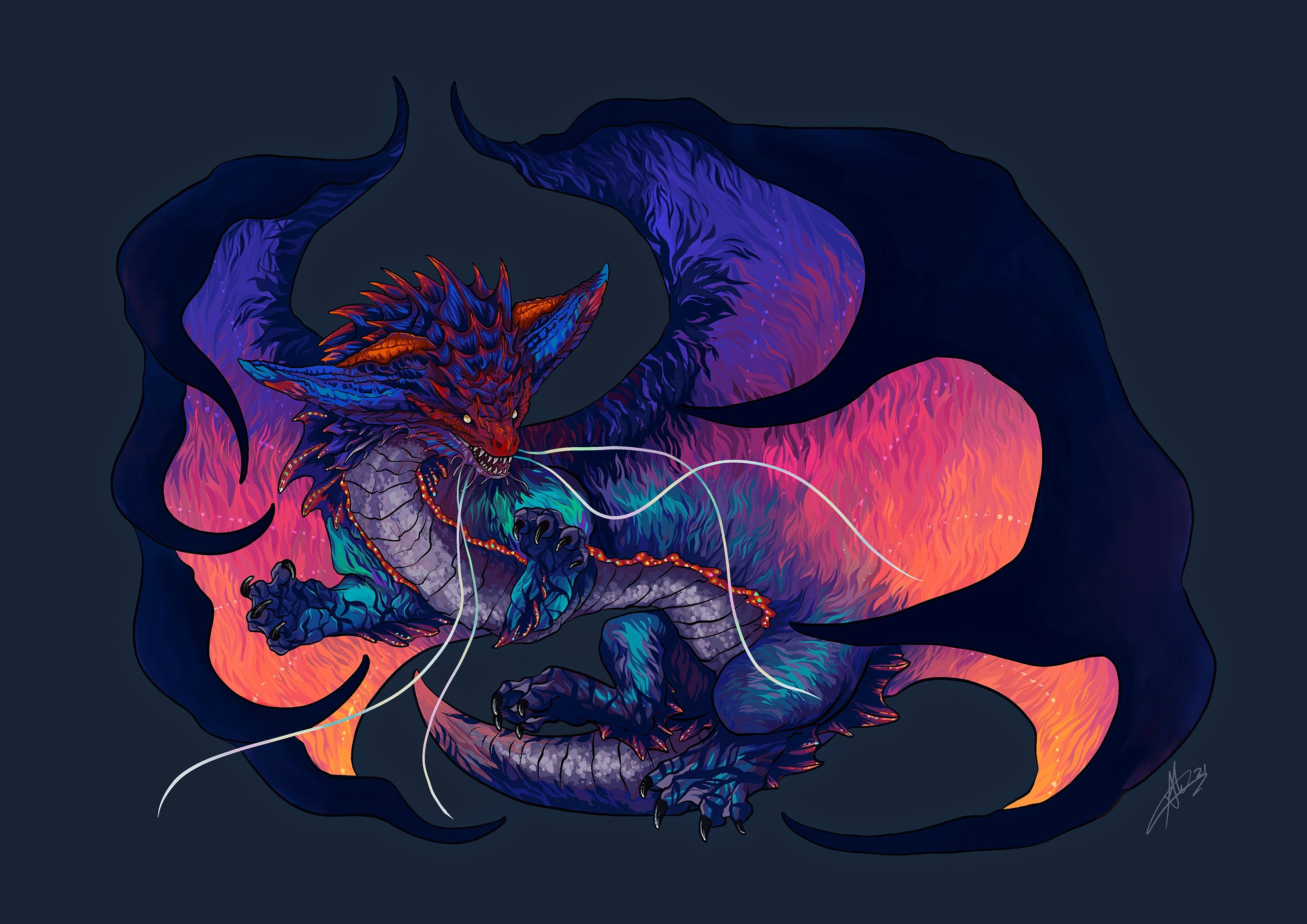 Monster Hunter NAMIELLE Art Print Poster Fanart - Etsy Canada