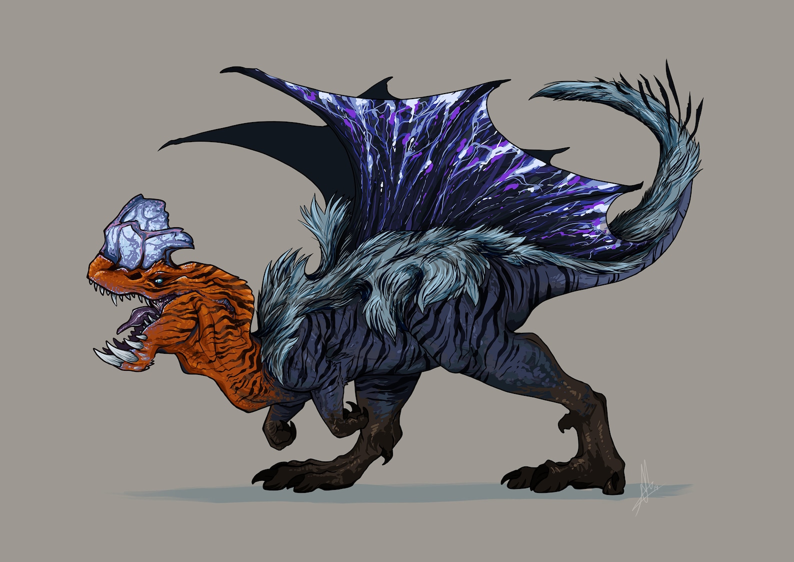 Monster Hunter FULGUR ANJANATH Art Print - Etsy