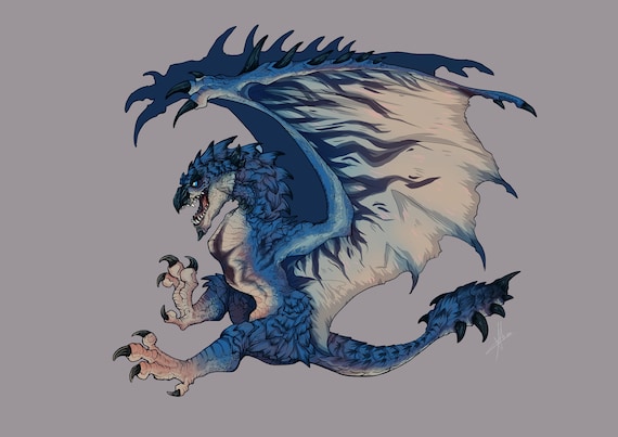 Azure Rathalos Wallpaper