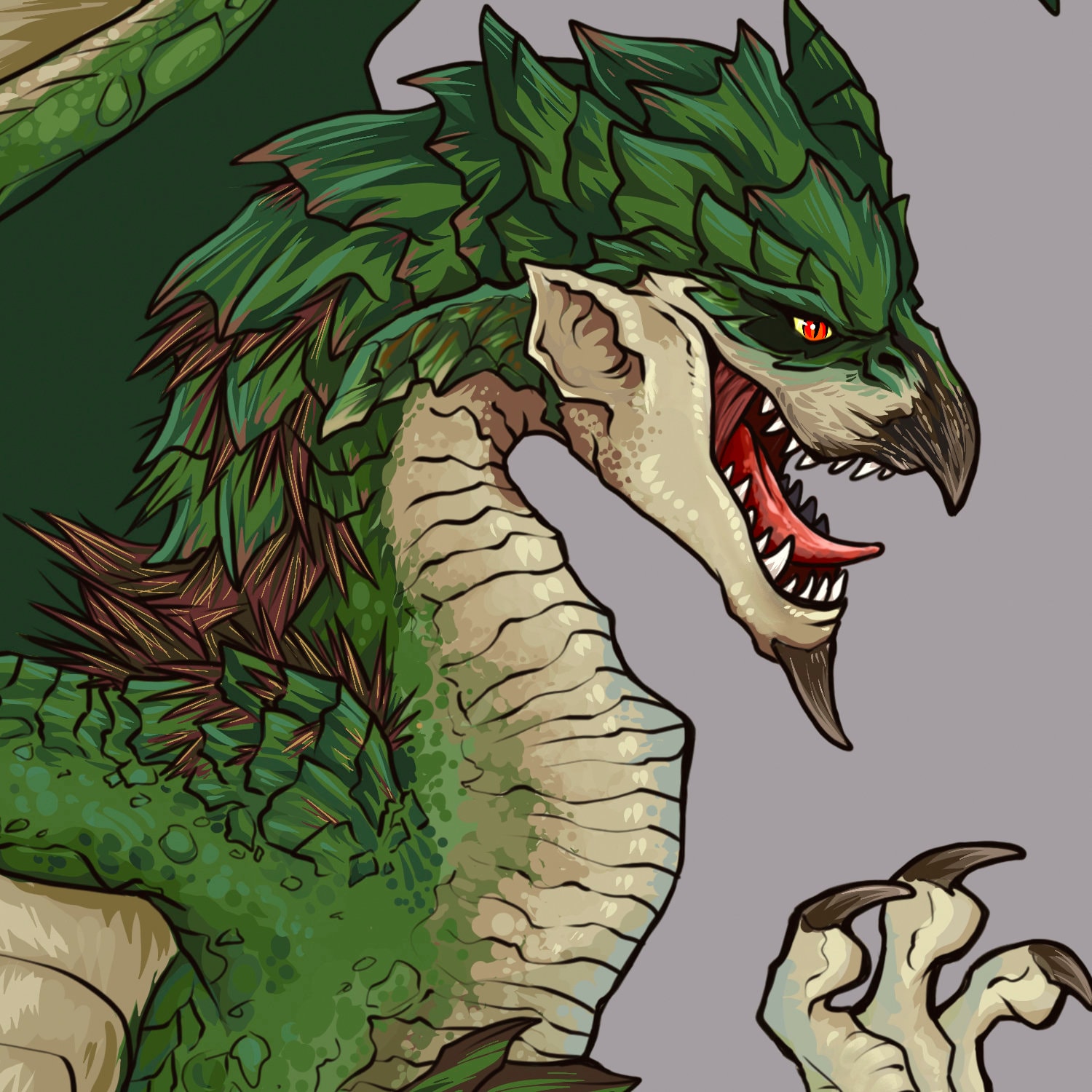 Monster Hunter RATHIAN Art Print - Etsy