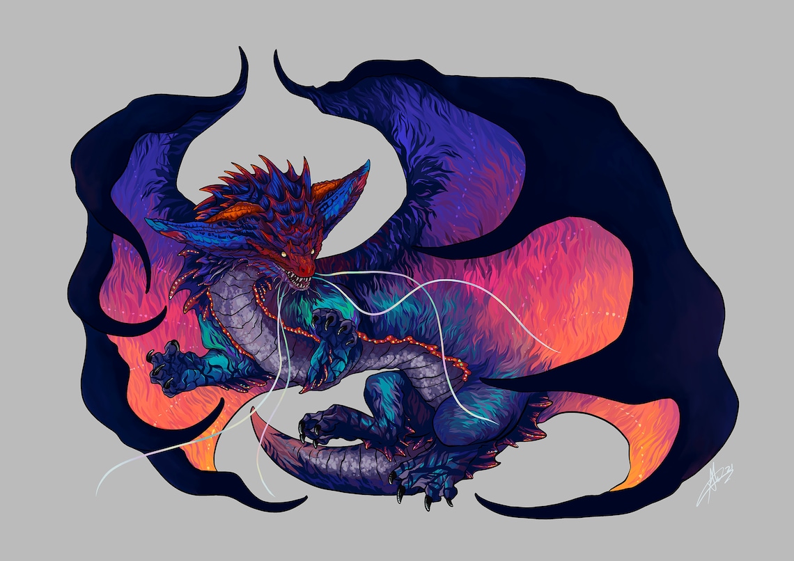 Monster Hunter NAMIELLE Art Print Poster Fanart - Etsy Canada