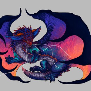 Monster Hunter Inspired NAMIELLE Art Print Poster Fanart - Etsy