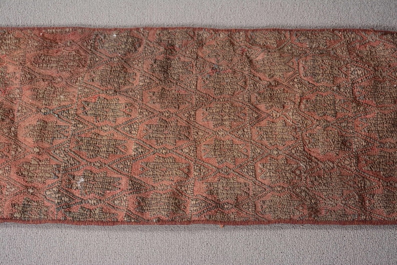 Turkish Rug, 1.2x2.4 Ft Small Rug, Brown Green Kilim Rug - Etsy