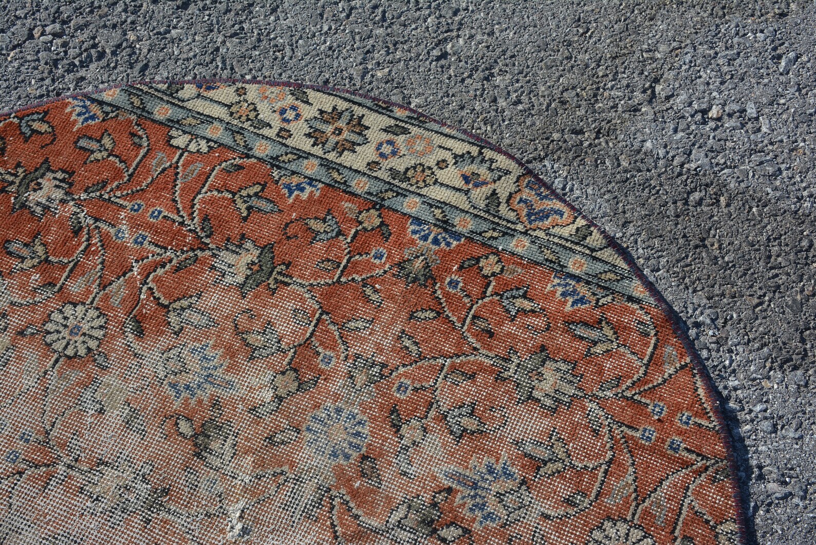 Round Rug Turkish Rug 3.6x3.6 Ft Small Rug Oriental Rug - Etsy