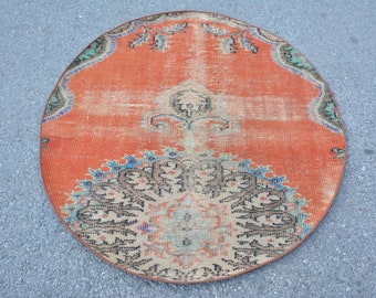 Antique Round Rugs | Etsy