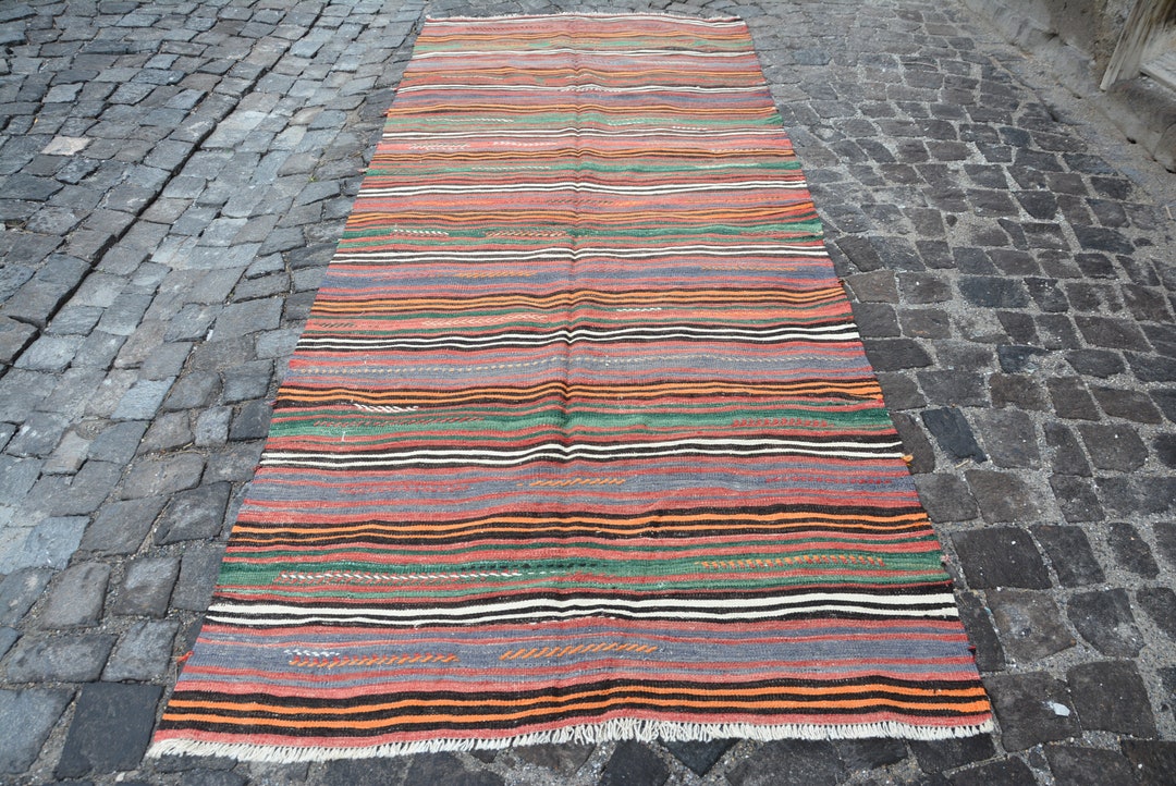 Vintage Kilim Rugs for Living Room, Turkish Kilim, Decorative Kilim ...