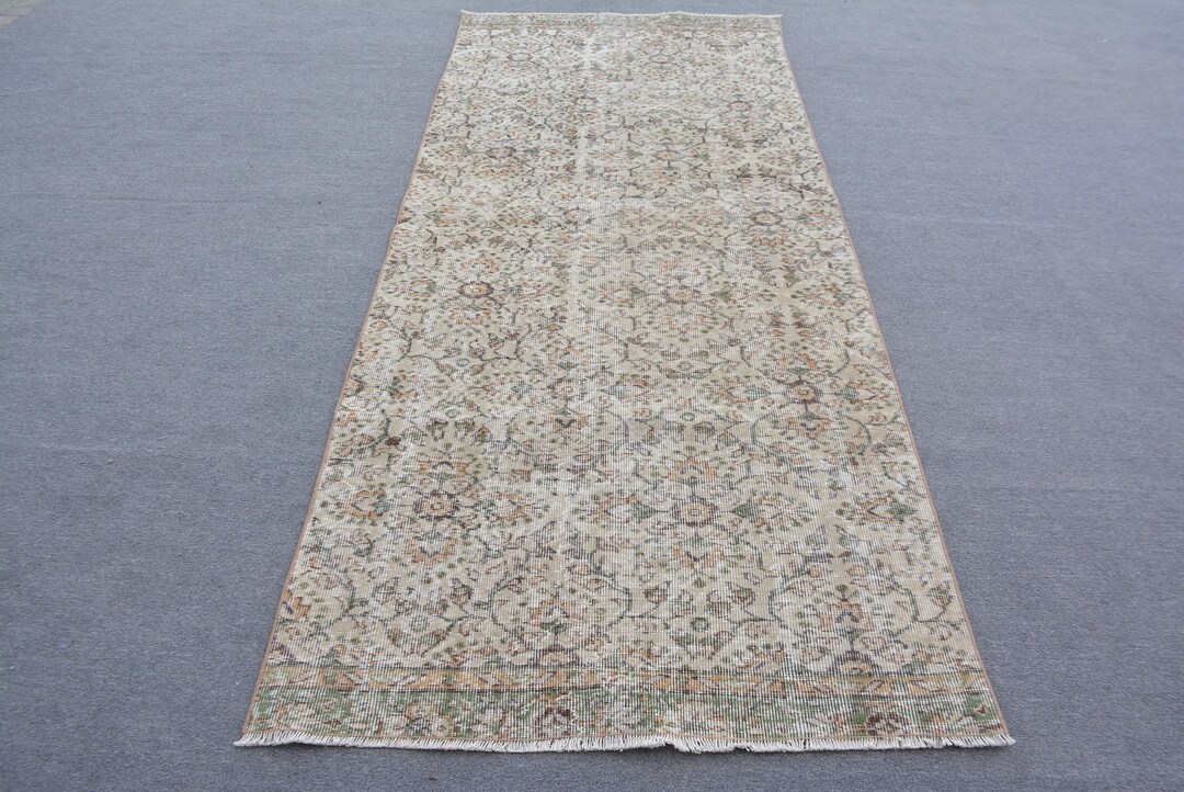 Rugs for Floor, Antique Rugs, Gift for Her, Vintage Rug, 4x9.4 Ft Area ...