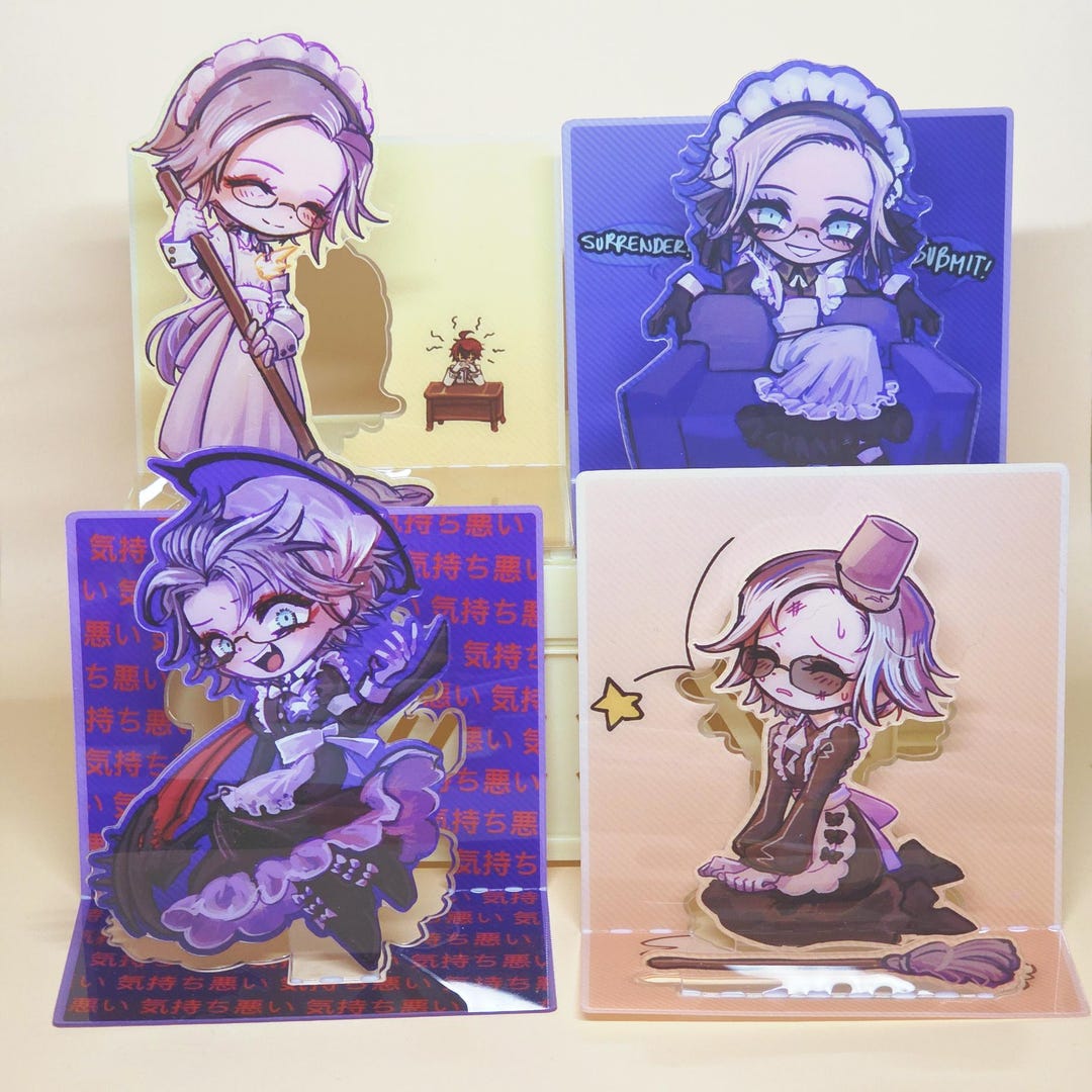 Set of 4 Maid Eito Aotsuki Popup Standees/cards the Hundred Line: Last ...