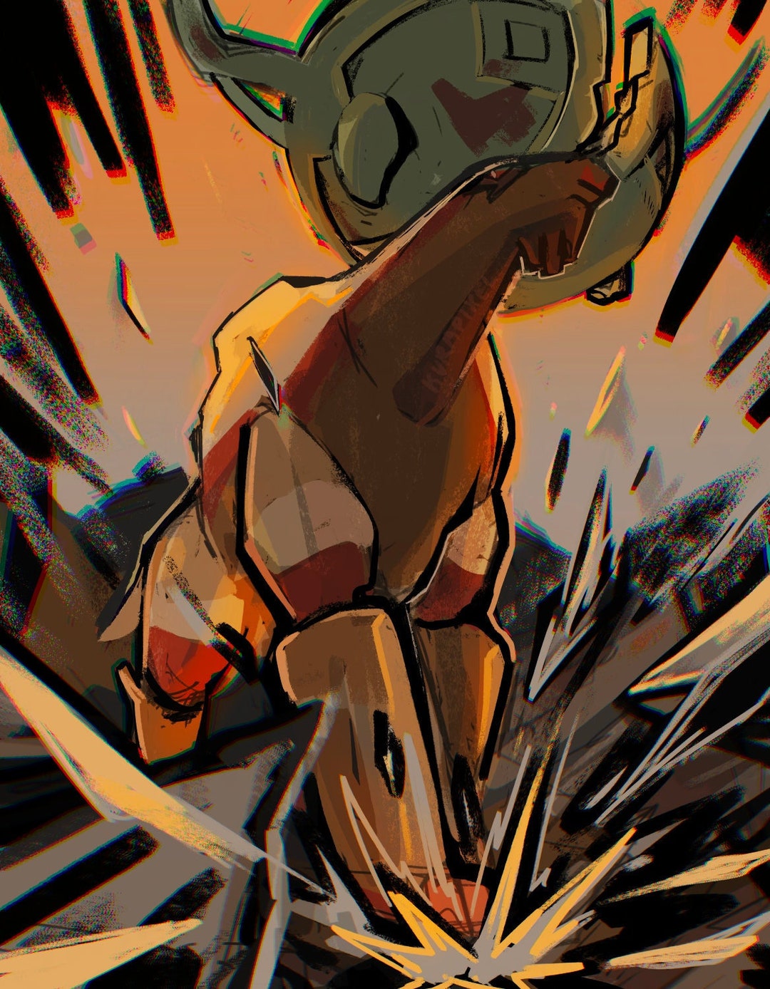 Ting-lu Pokemon Print 8.5"x11" - Etsy