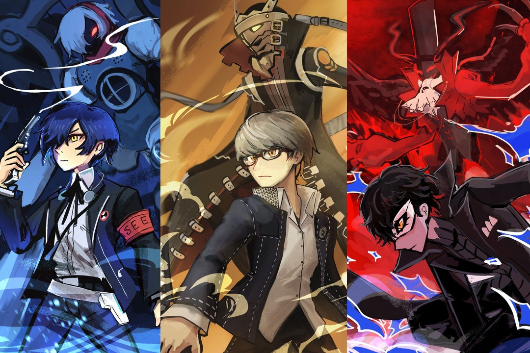 Persona 3 4 5 Prints 8.5"x11" - Etsy