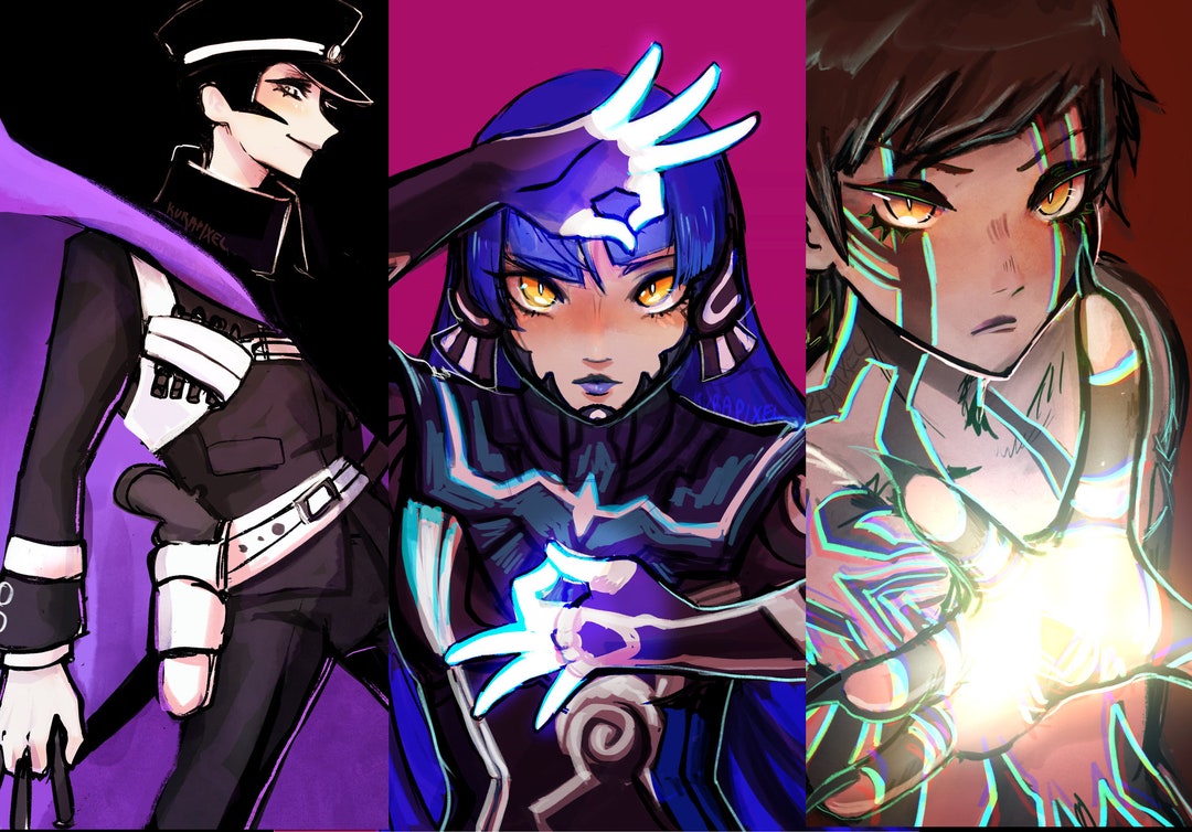 8.5"x11" SMT Prints - Raidou Kuzunoha, Nahobino, Demifiend Hitoshura ...