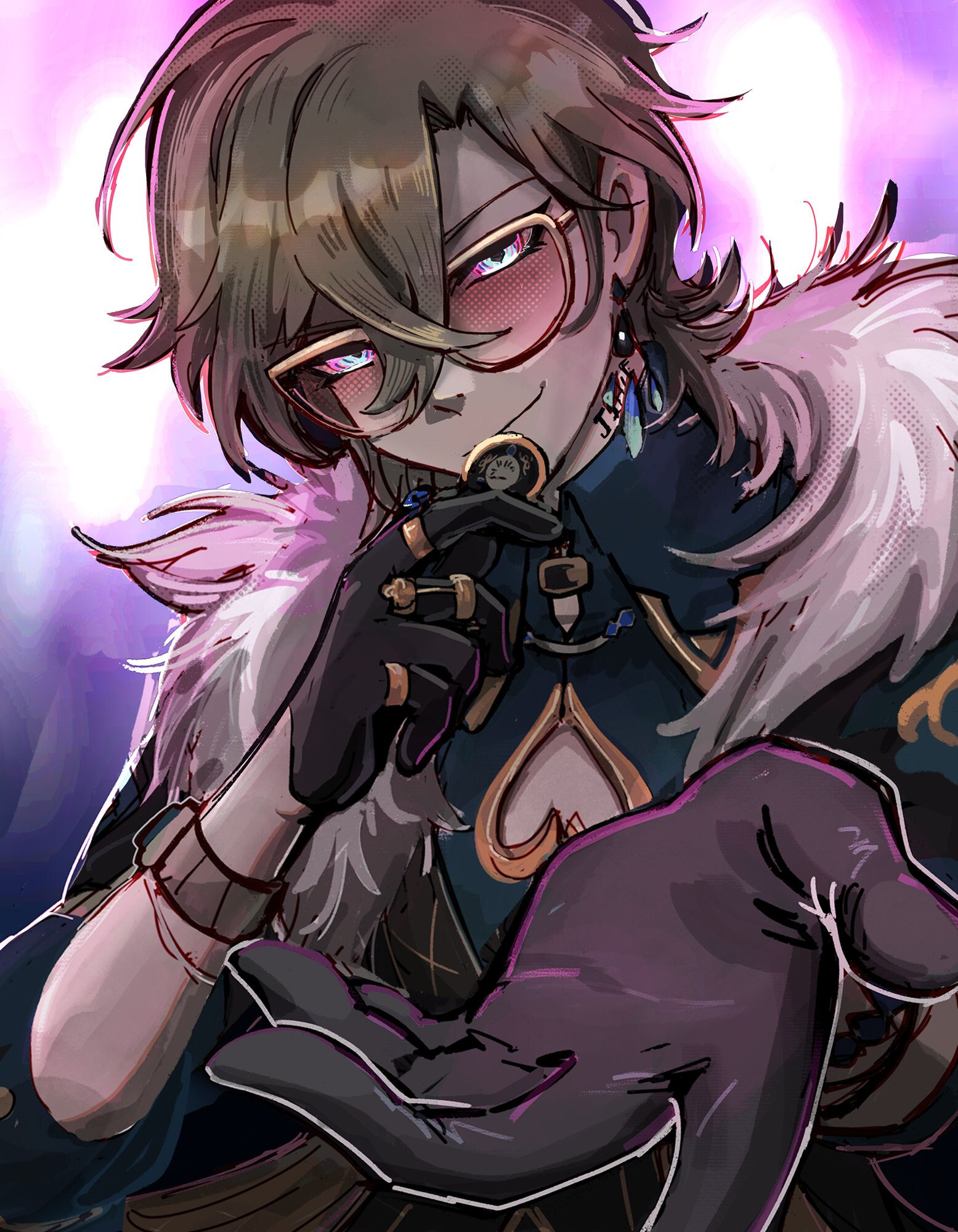 Aventurine Honkai Star Rail Print 8.5"x11" Artwork Fan Art Gift for Fans Room Decor - Etsy