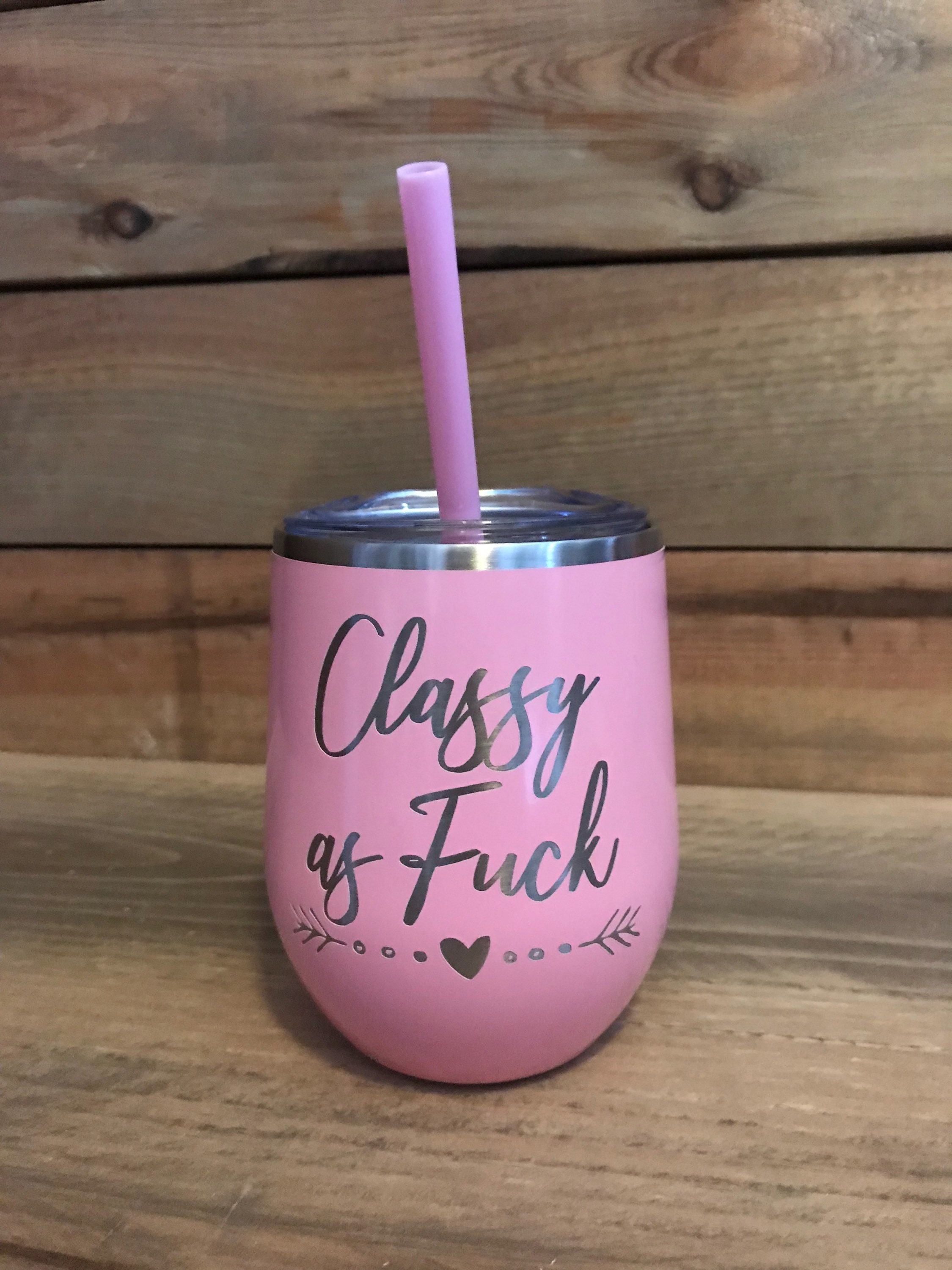 Wine Tumbler Funny Sayings Wine Tumblers With Lid And Etsy