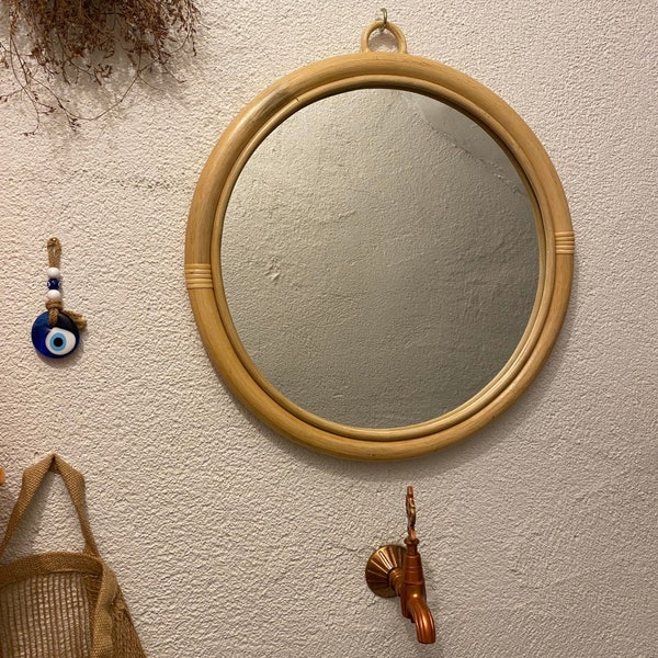 Bamboo Mirror - Etsy