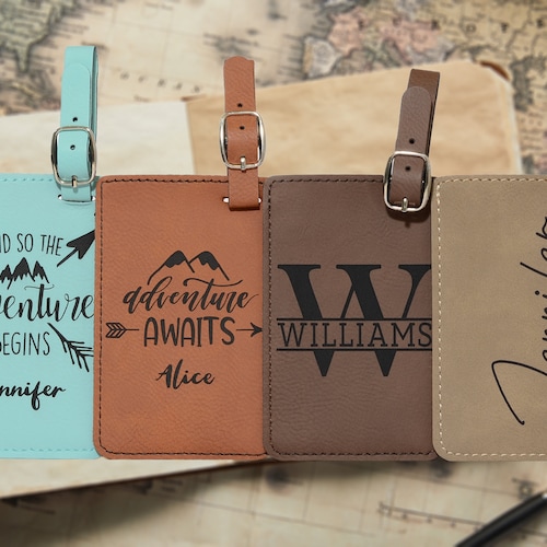 Personalized Luggage Tag Luggage Handle Wrap Travel Gift - Etsy