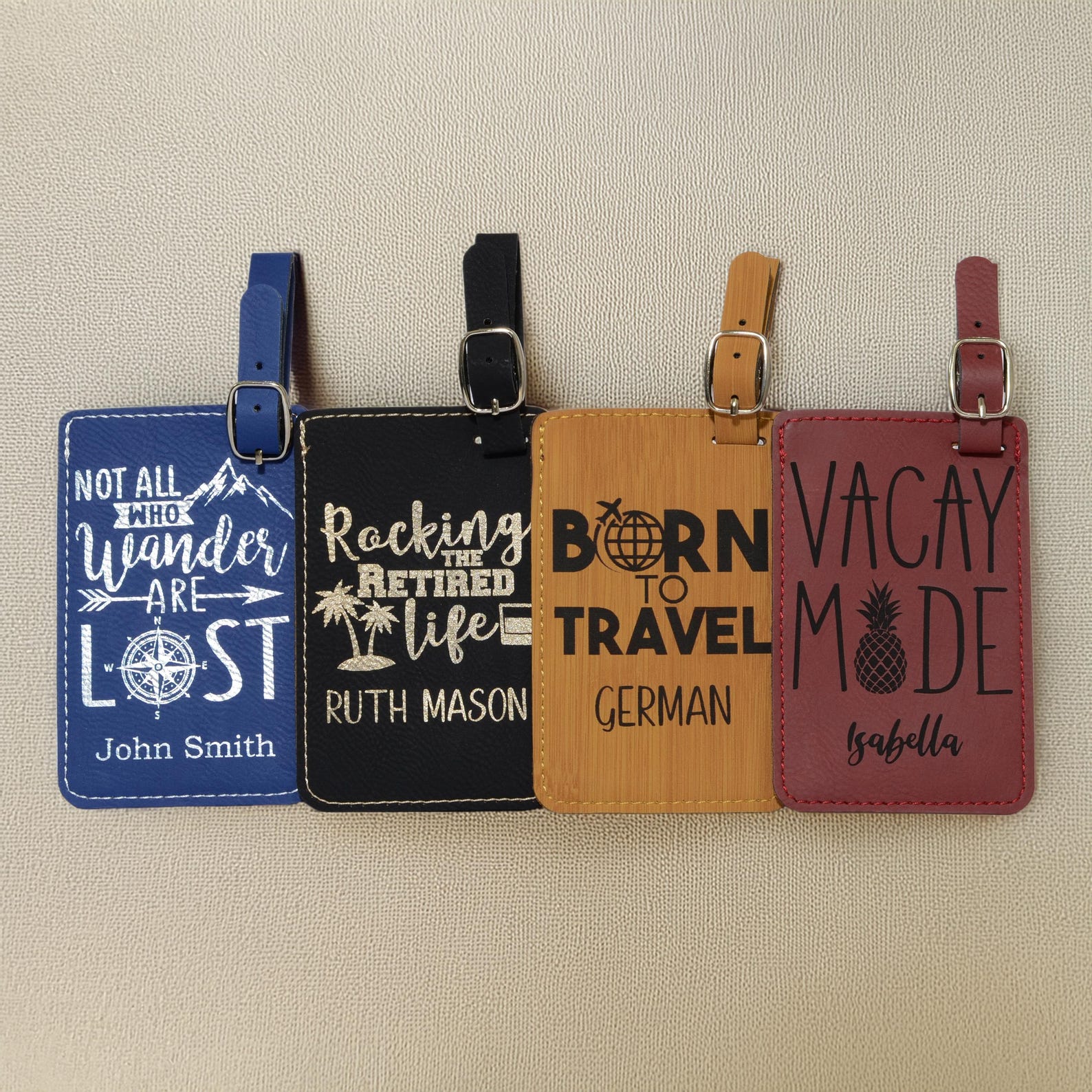 Luggage Tags Personalized, Custom Luggage Tag, Backpack Tag, Travel ...