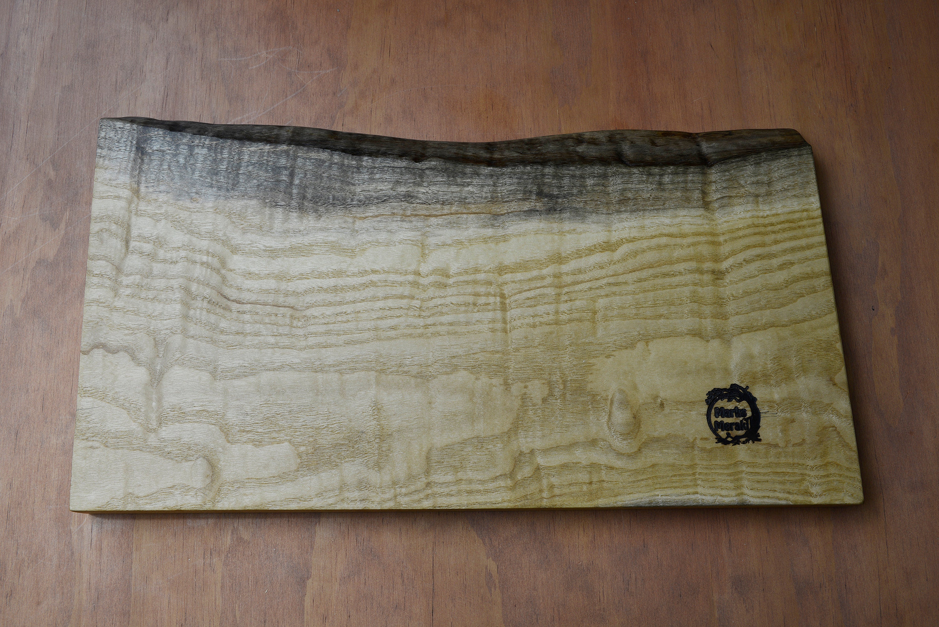 Sassafras Live Edge Cutting Board/serving/charcuterie Board - Etsy