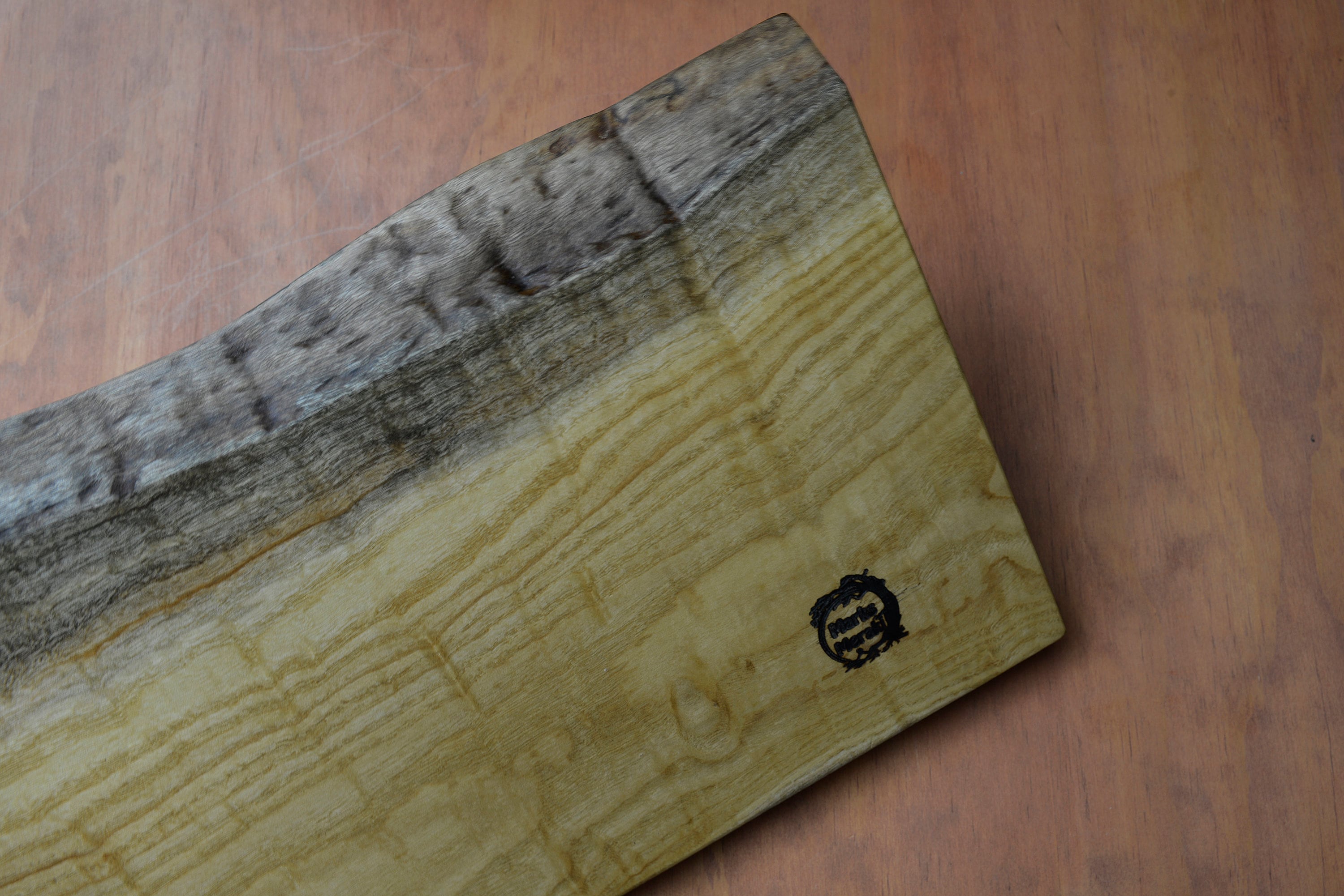 Sassafras Live Edge Cutting Board/serving/charcuterie Board - Etsy