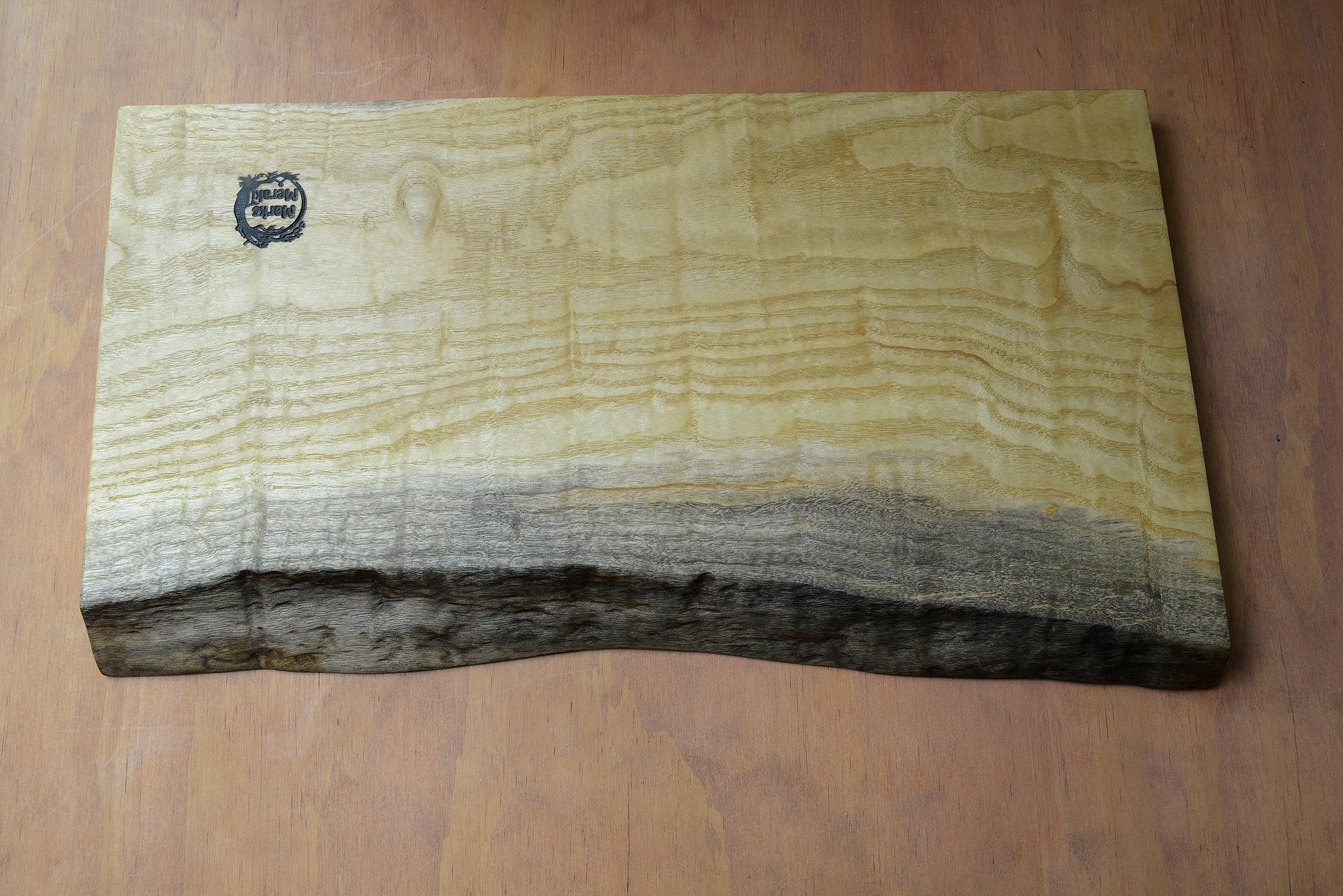 Sassafras Live Edge Cutting Board/serving/charcuterie Board - Etsy