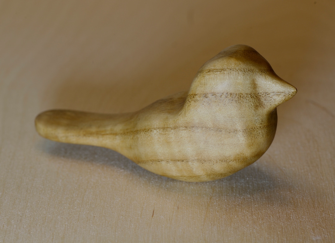 Comfort Bird - Hand Carved Wooden Therapy Bird - Etsy