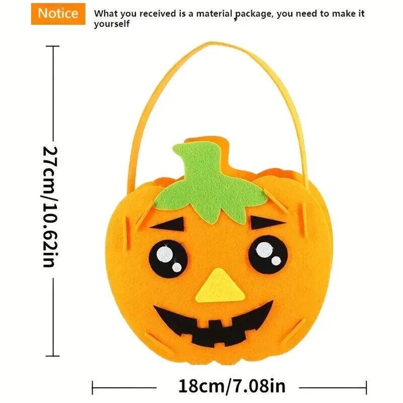 5-halloween Candy Bag Craft Kits, Craft Kits, Halloween Crafts-no GLUE ...