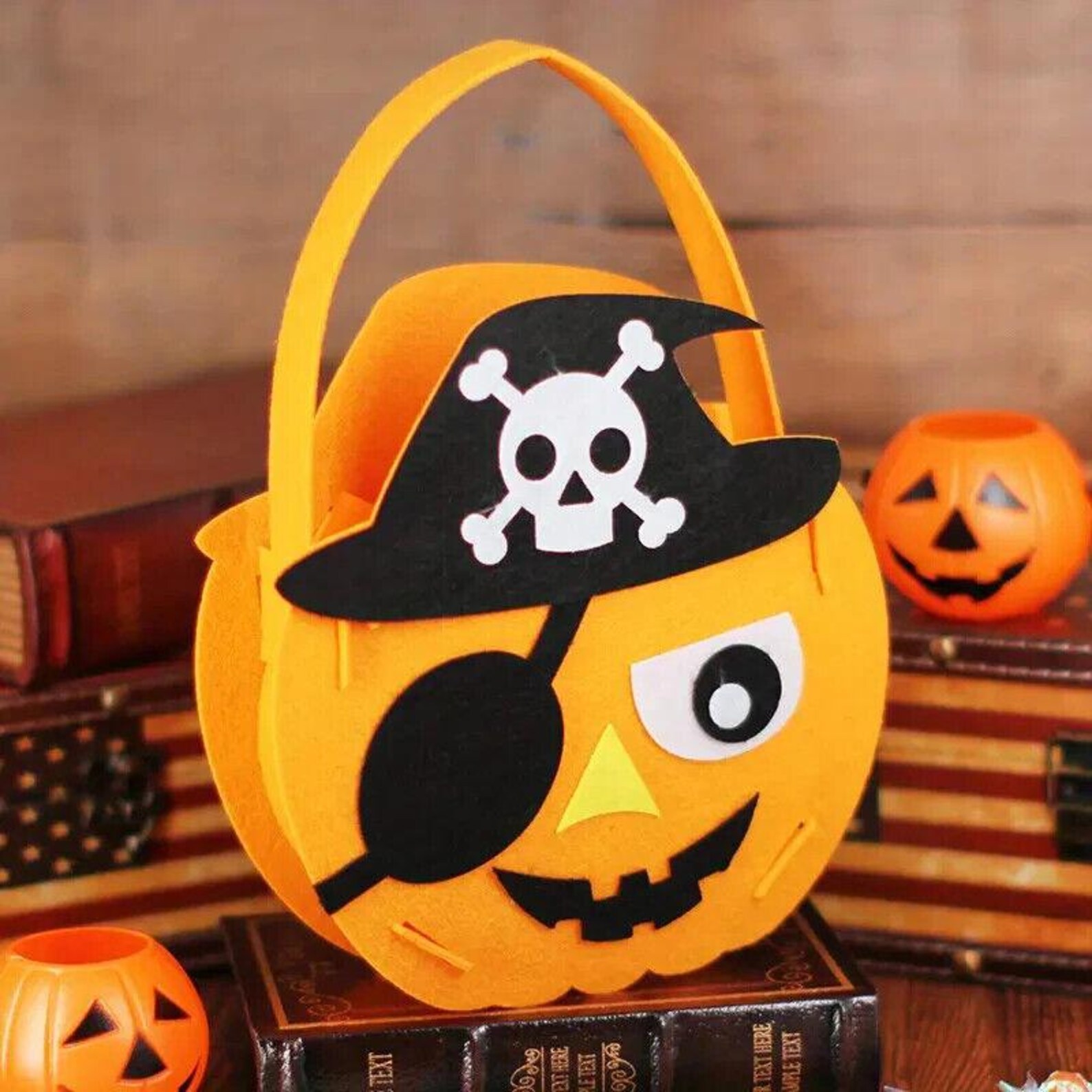 5-halloween Candy Bag Craft Kits, Craft Kits, Halloween Crafts-no GLUE ...