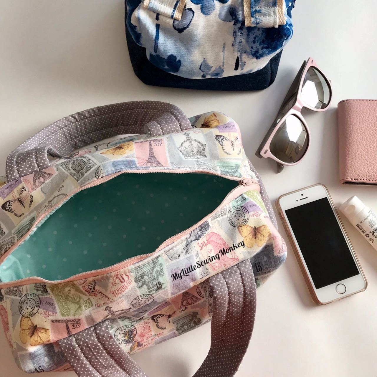 Bordeaux Mini Duffel Bag PDF Sewing Pattern - Beginner DIY - Etsy