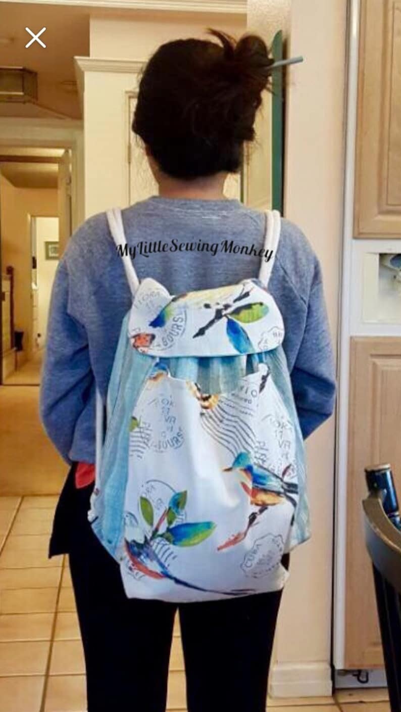 PDF Sewing Pattern - Ridgehill Rucksack, Weekenderbackpack, Sewing DIY ...