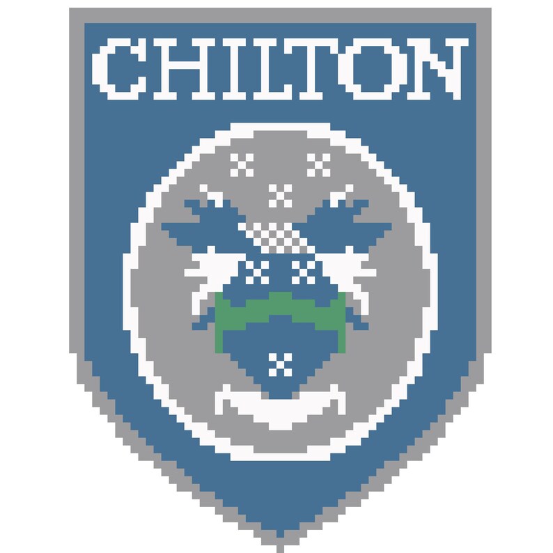 Gilmore Girls Inspired Chilton School Crest Needlepoint Chart Digital ...
