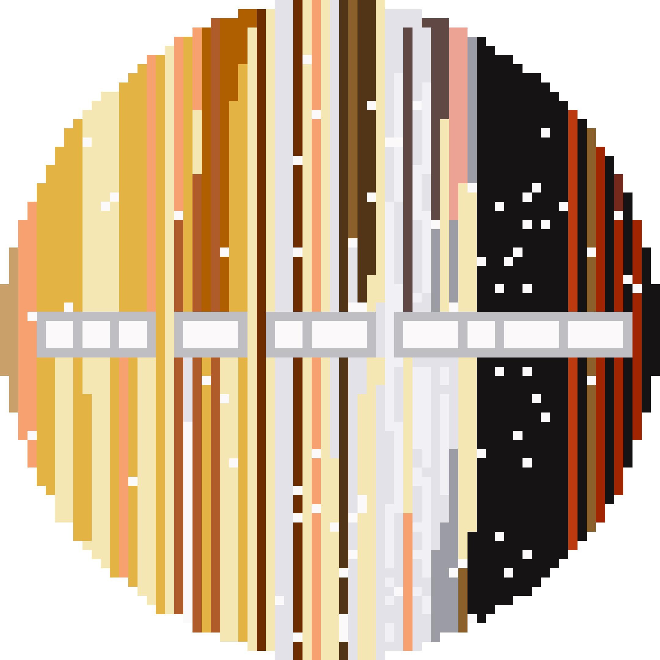 Interstellar Morse Code STAY 4" Round Needlepoint Cross Stitch Chart ...